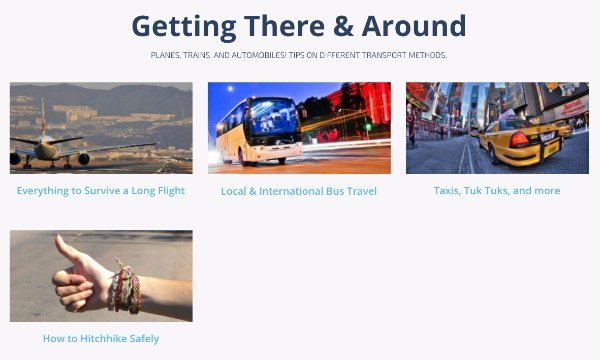 Getting There & Around | Backpacker Travel